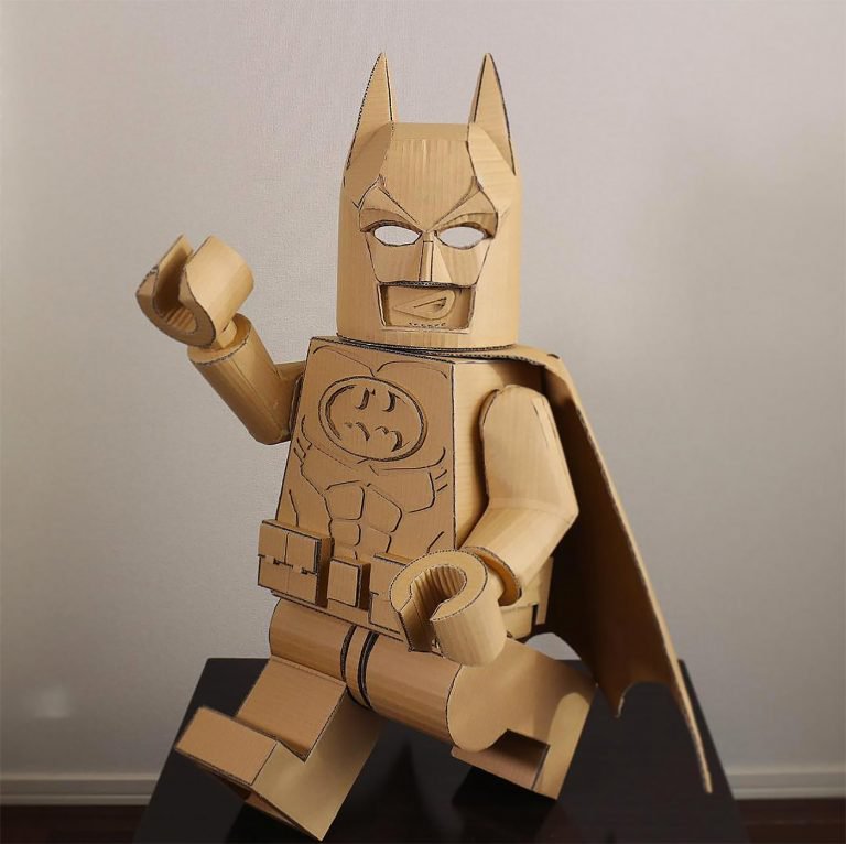 Japanese artist Monami Ohno cardboard art