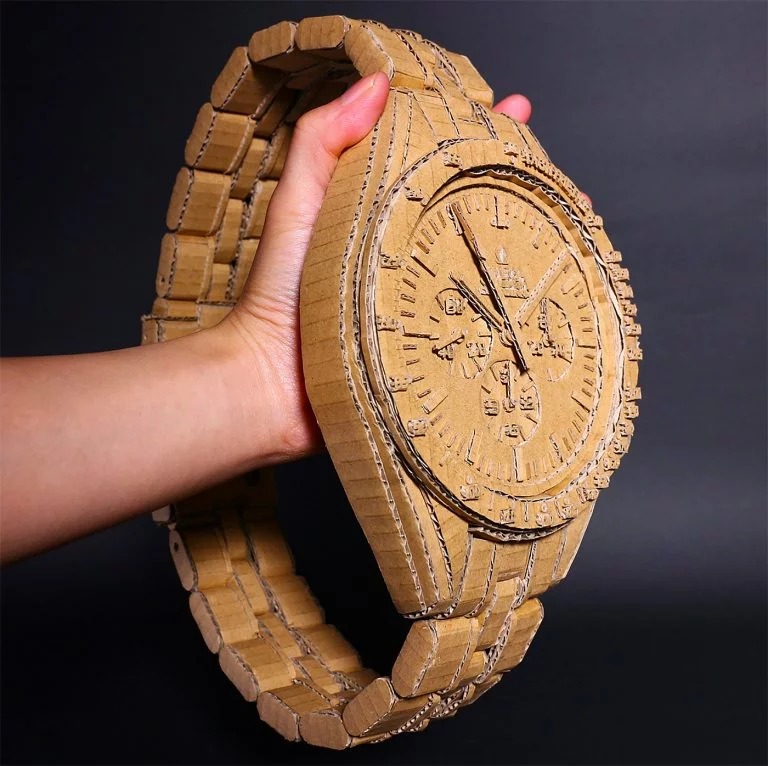 Japanese artist Monami Ohno cardboard art