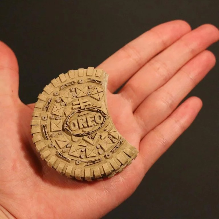 Japanese artist Monami Ohno cardboard art