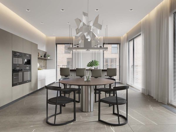 Simple and simple decoration design of 250 square meters ...