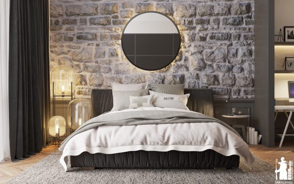 44 beautiful bedroom background wall designs