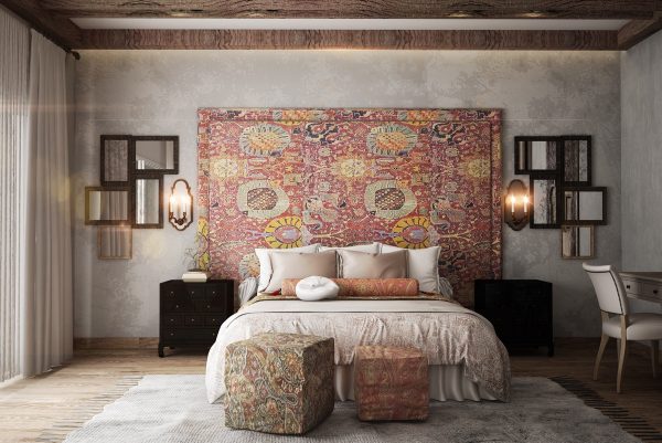 44 beautiful bedroom background wall designs