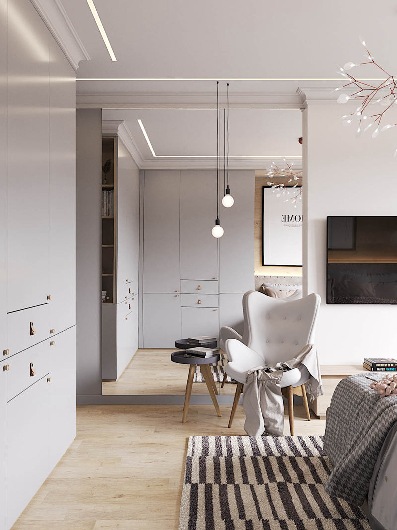 Calm and soft tones exude elegant and refined Nordic style ...