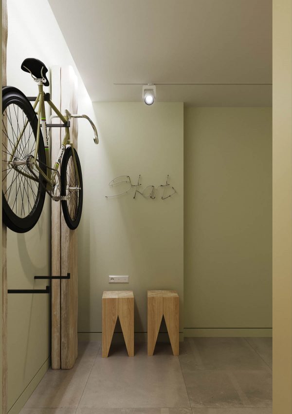 Home decoration design with soft colors