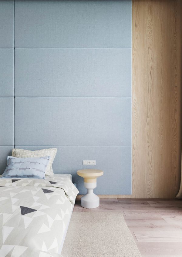 Home decoration design with soft colors