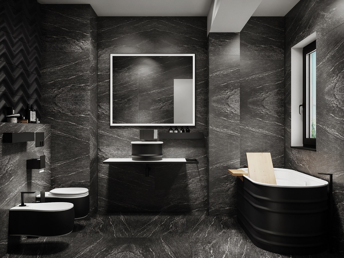 21 different design styles in the same bathroom space